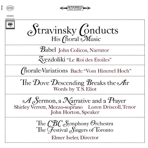 Stravinsky Conducts His Choral Music (44.1kHz FLAC) - 索尼精选Hi-Res音乐
